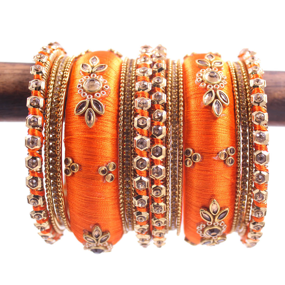 Traditional Thread Bangle set for Both hands by Leshya – BANGLES BY LESHYA