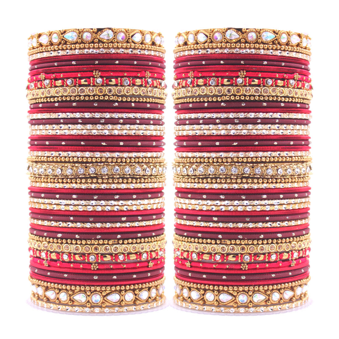 Intricate Dual Colour Pastel Bridal Bangle set – BANGLES BY LESHYA